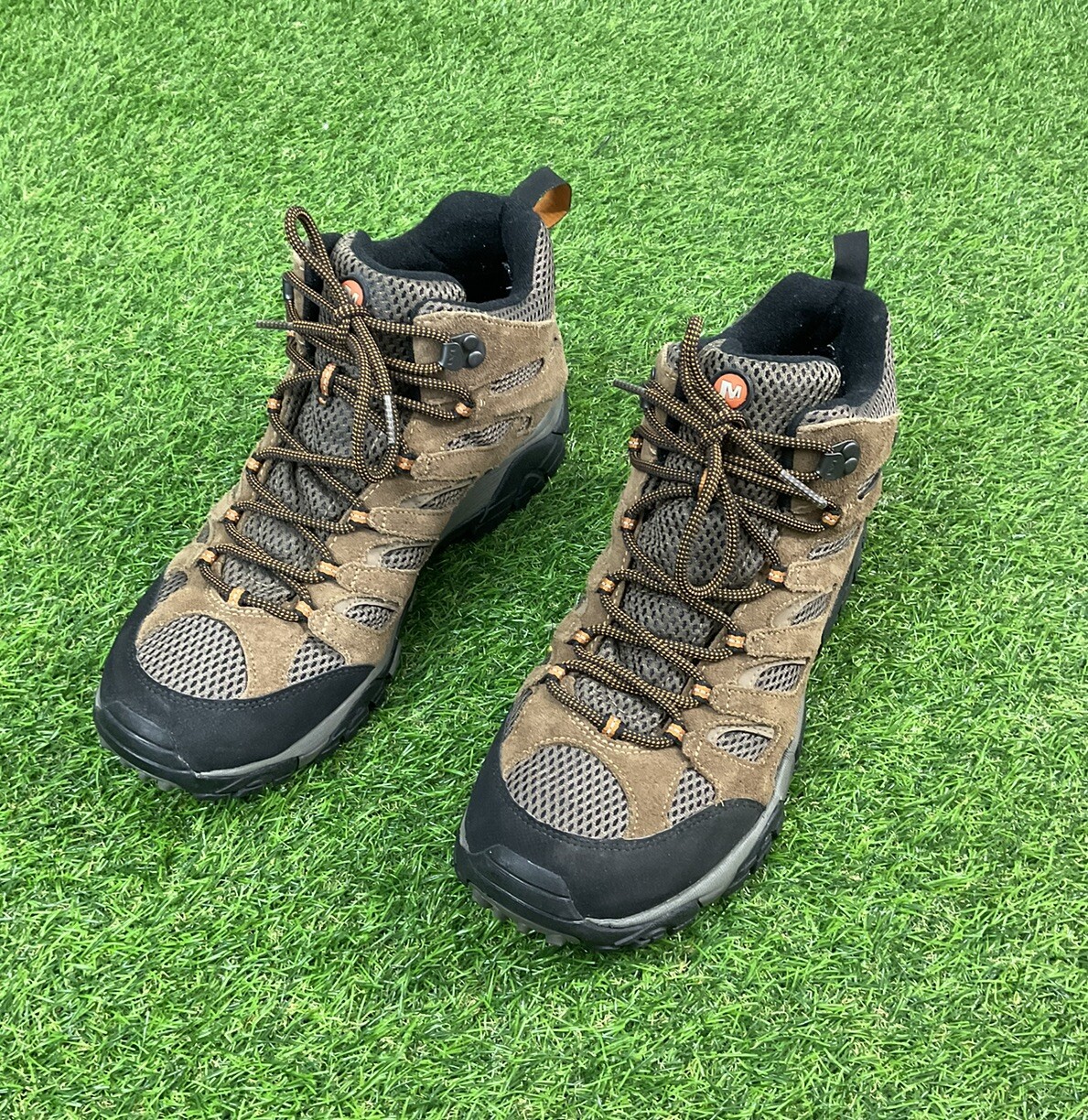 Merrell Vibram Ortholite Men's Moab Mid Earth Waterpr… - Gem