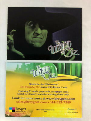 CHEAP PROMO CARD: THE WIZARD OF OZ SERIES 2 (Breygent 2006) #Promo-2 | eBay