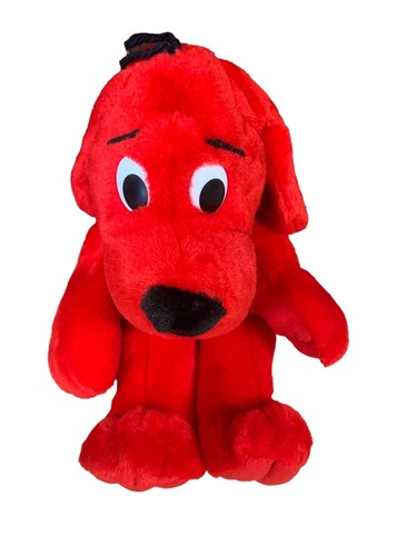 Vintage Clifford The Big Red Dog Plush Hand Puppet With Sound ...