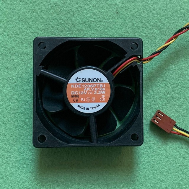Sunonwealth Electric Machine Industrial 1 60mm X 25mm Fan 12v 3-pin ...