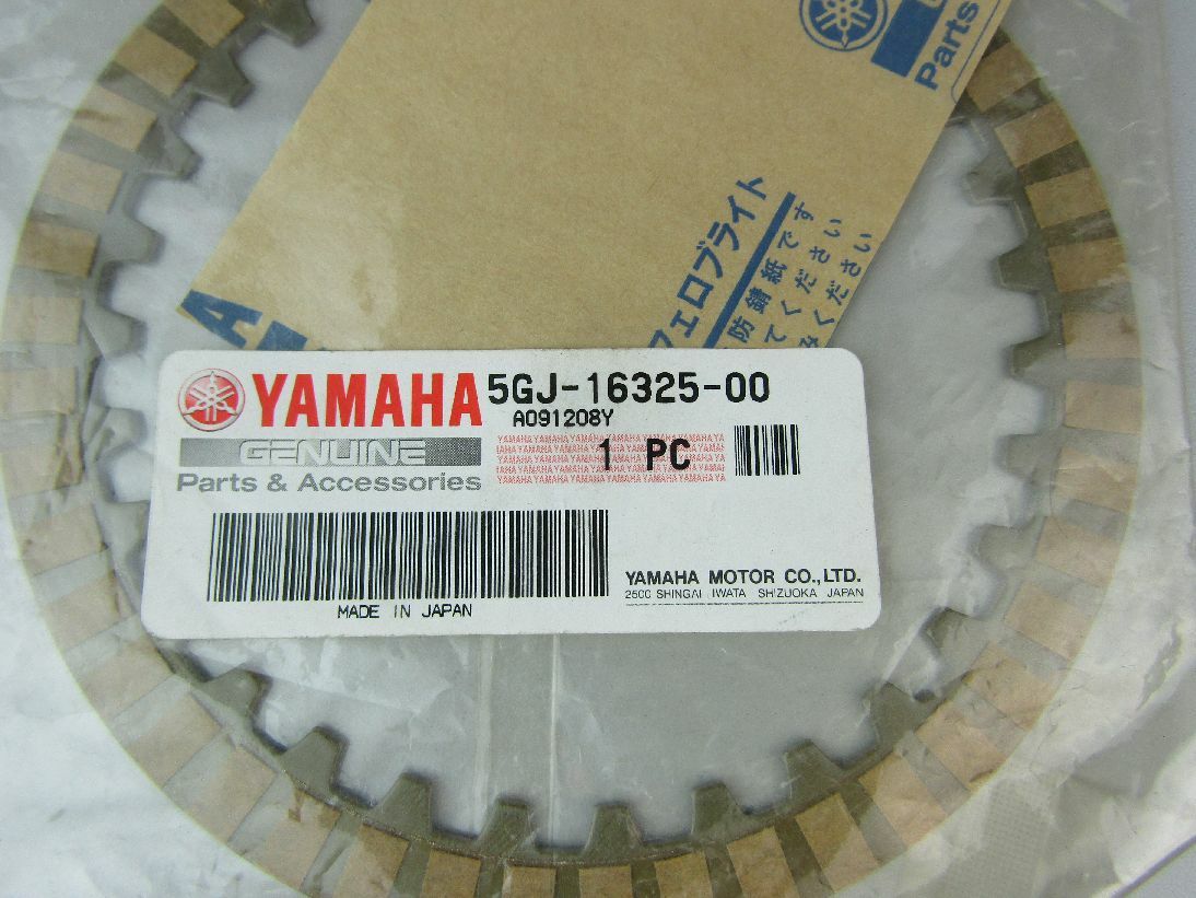 5GJ-16325-00-00 Yamaha Plate, clutch 2 5GJ163250000, New Genuine OEM ...