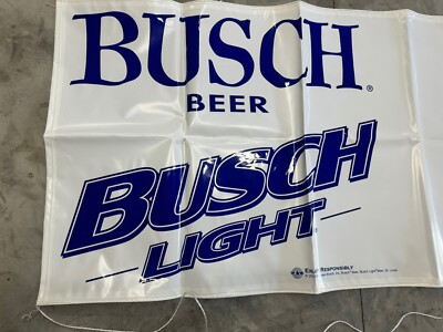 NEW Busch / Busch Lite NASCAR Racing Banner 3x10 Outdoor Banner - | eBay