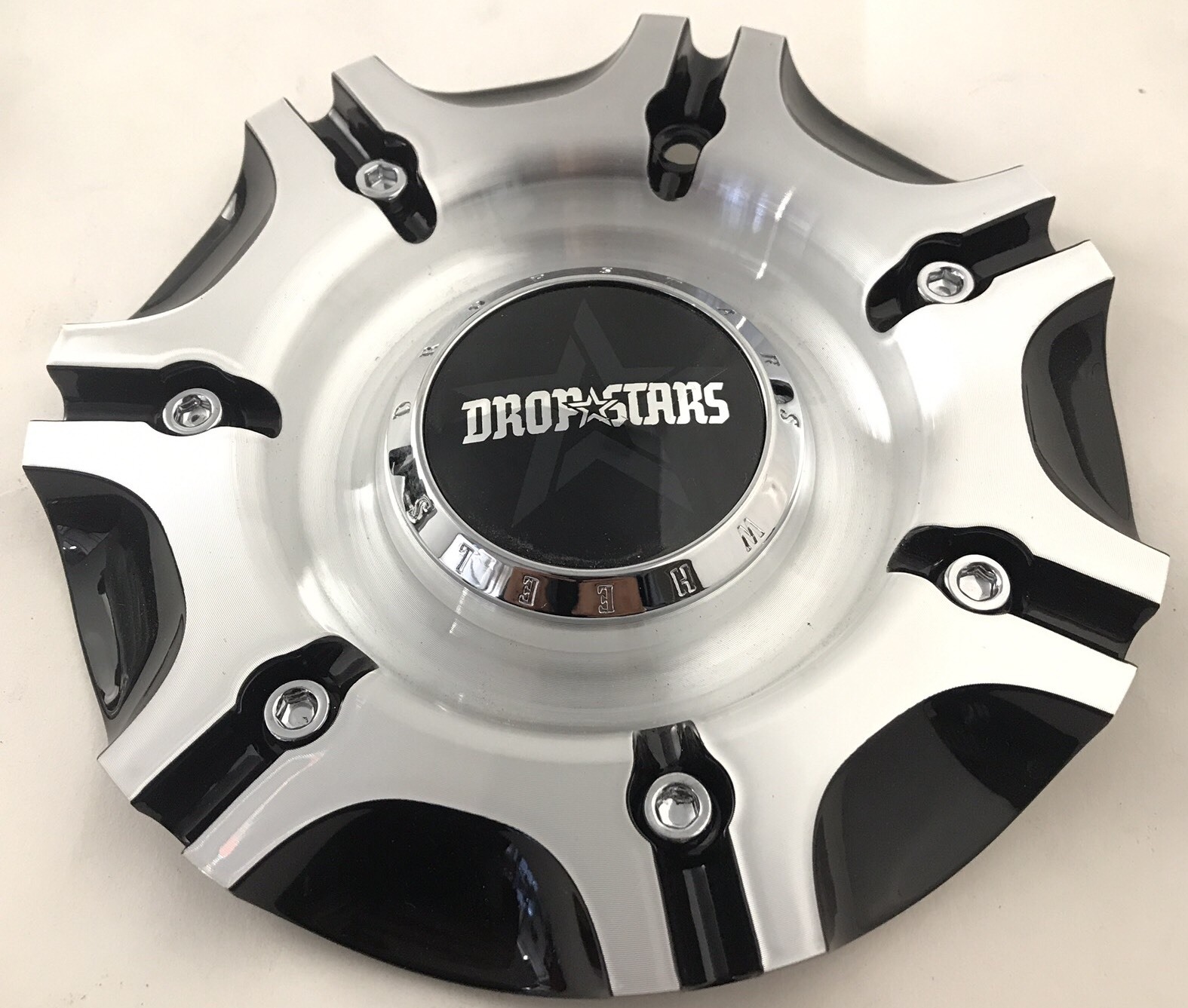 DropStars 641MB Machined Black Center Cap / CAP-641MB-1 | eBay