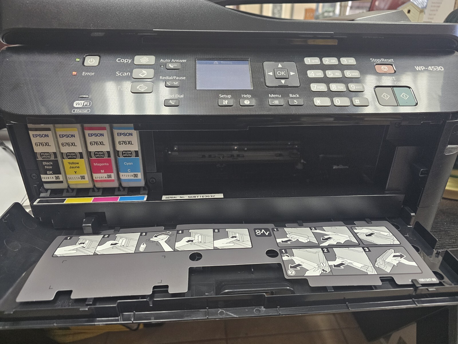 Epson WorkForce Pro WP-4530 All-In-One Inkjet Printer TESTED w/box | eBay