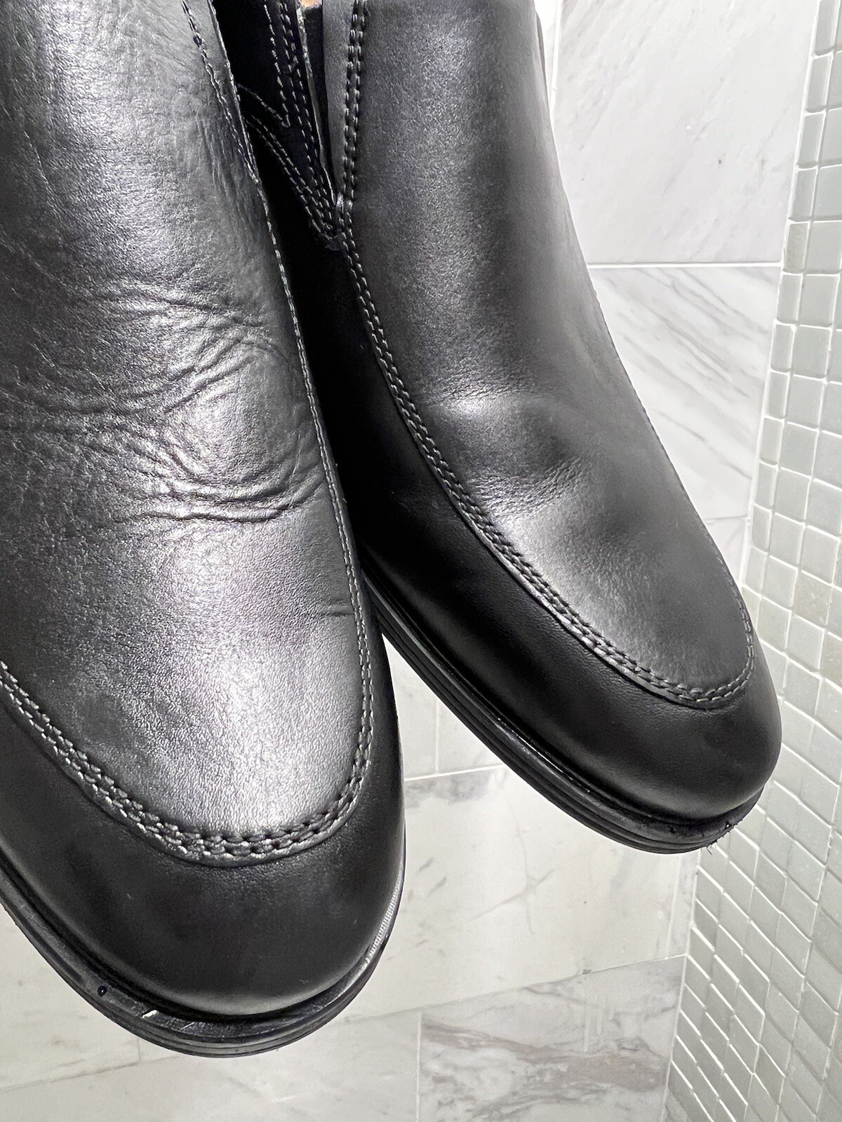 Clarks Collection Leather Loafers Shoes Mens Size 10 M US Black 15770 ...