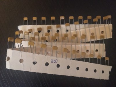 50 Pcs 0.1 uF/50V 104Z (+20%-80% tolerance) Monolithic ceramic ...