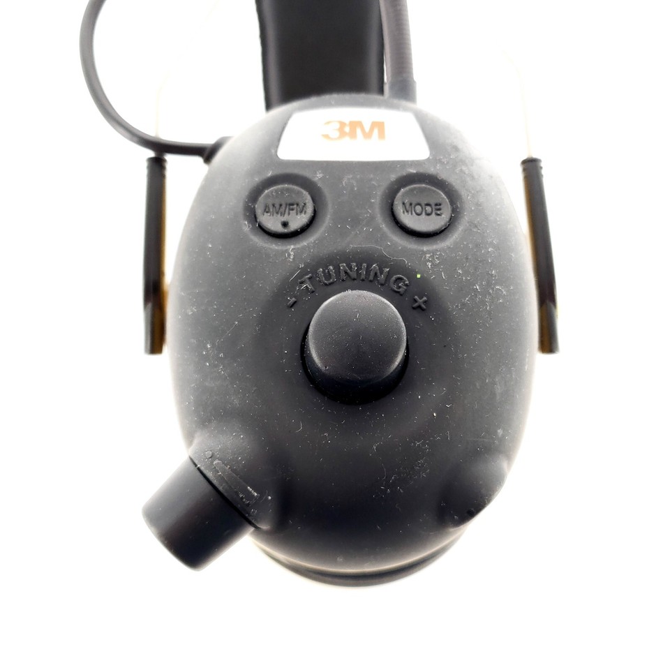 3M Tekk Work Tunes Hearing Protection AM/FM Radio Tuner Headphones ...