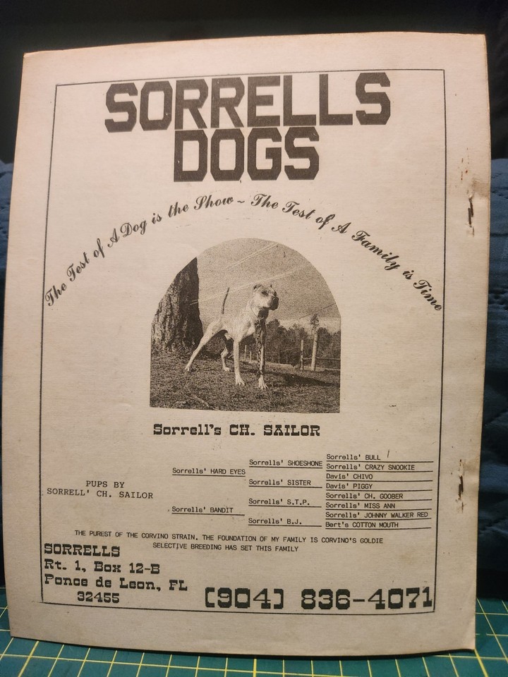 Sporting Dog Journal RARE PIT BULL MAGAZINE Jan/Feb 1996 APBT Pit Bull ...