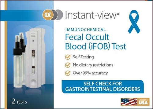 immunochemical Fecal Occult Blood (FIT or iFOB) Home Test and Stool ...