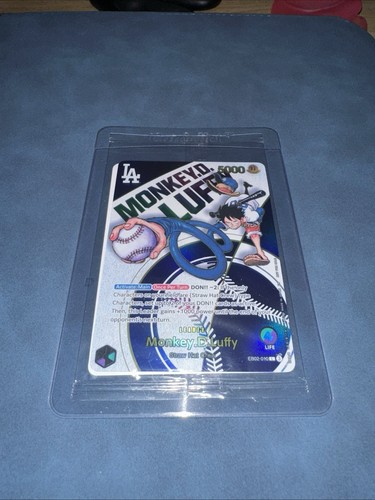 LA Dodgers X One Piece Monkey D Luffy Leader Promo Card W/BUGGY WANTED ...