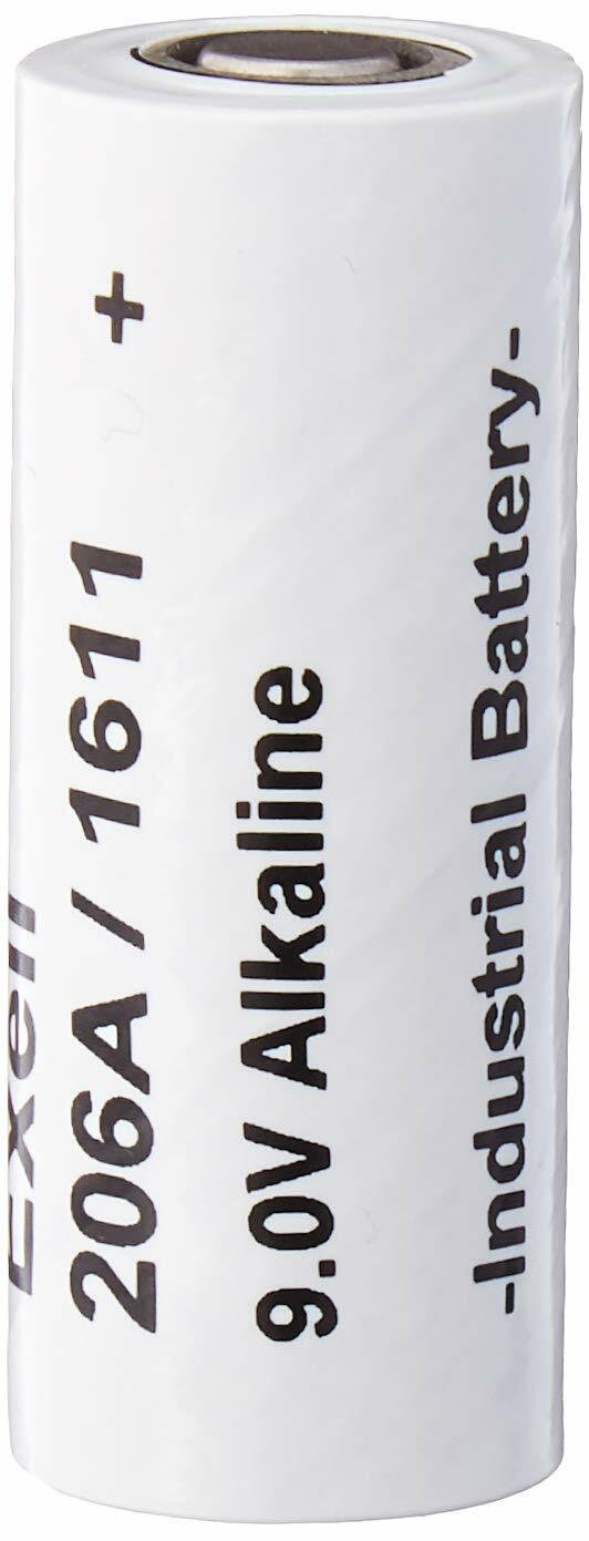 Exell Battery 206A Alkaline 9V Battery 110mAh NEDA 1611 H-7D H-6D White ...