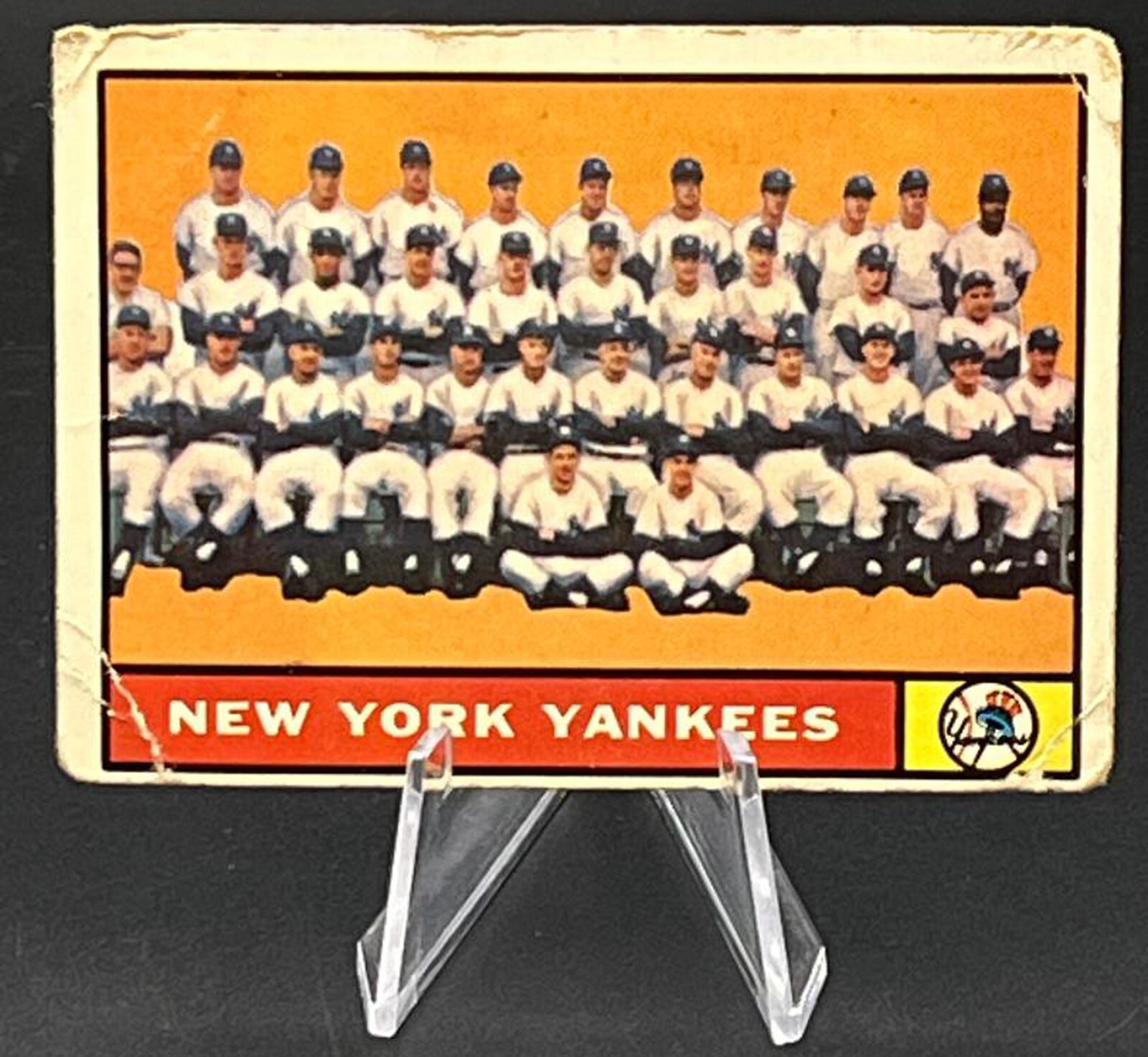 1961 Topps Baseball Card #228 New York Yankees Team Card - F | eBay