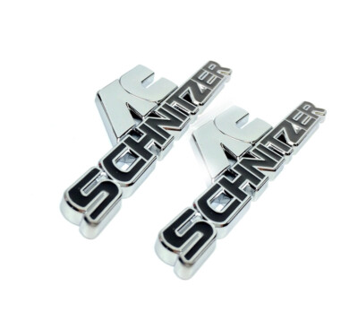 2pcs Metal AC Schnitz Logo Car Rear Tailgate Trunk emblem 3D Badge ...