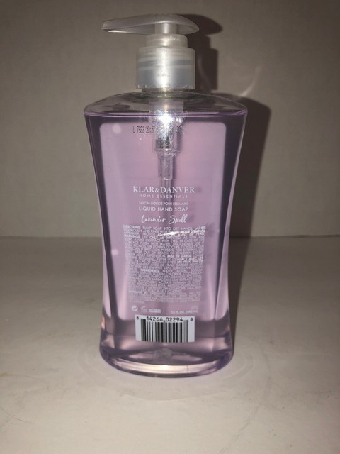 Klar & Danver Lavender Spell Liquid Hand Soap 15 Oz Pump Bottles X3 for ...
