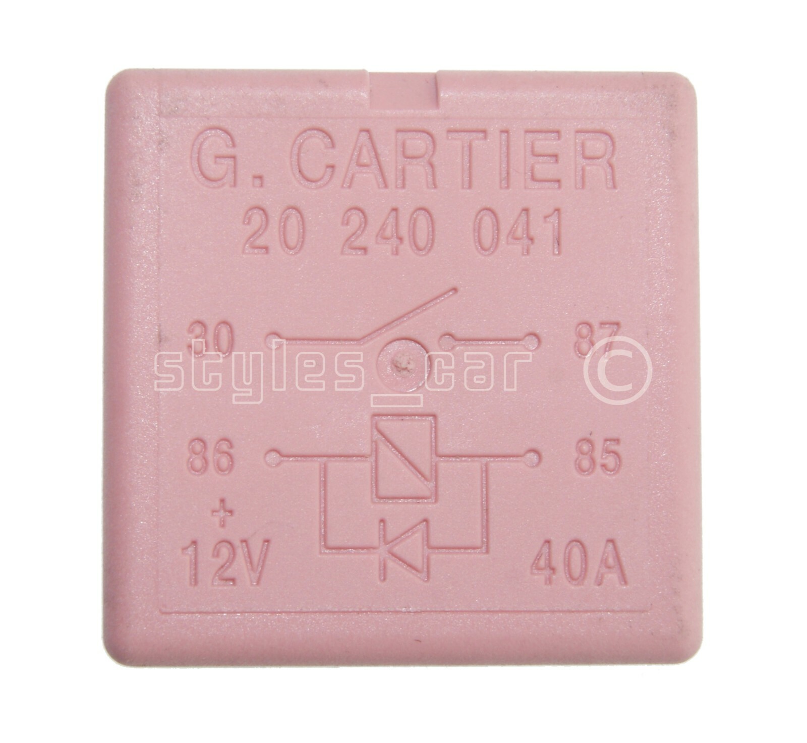 8200308271 Renault Clio Trafic Primastar Vivaro..etc 4-Pin Pink Relay ...