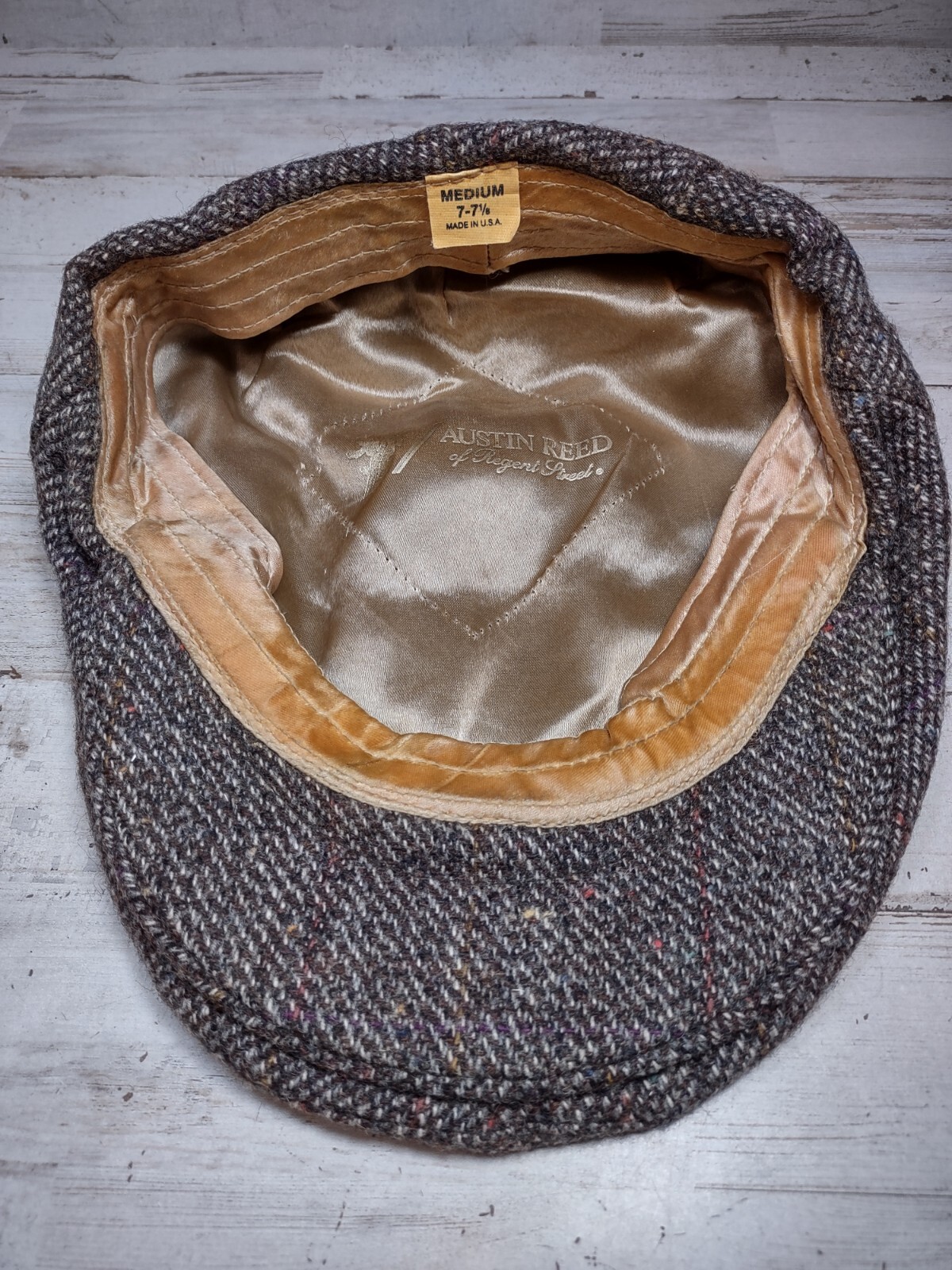 Vintage Austin Reed of Regent St Wool Tweed Newsboy C… - Gem