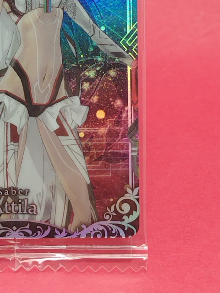 Attila Fate Grand Order FGO Wafer Card SP 05 Saber Bandai Japanese Game ...