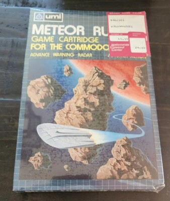 Vintage Arcade Meteor Run *RARE* (Commodore VIC-20) Game FACTORY SEALED ...