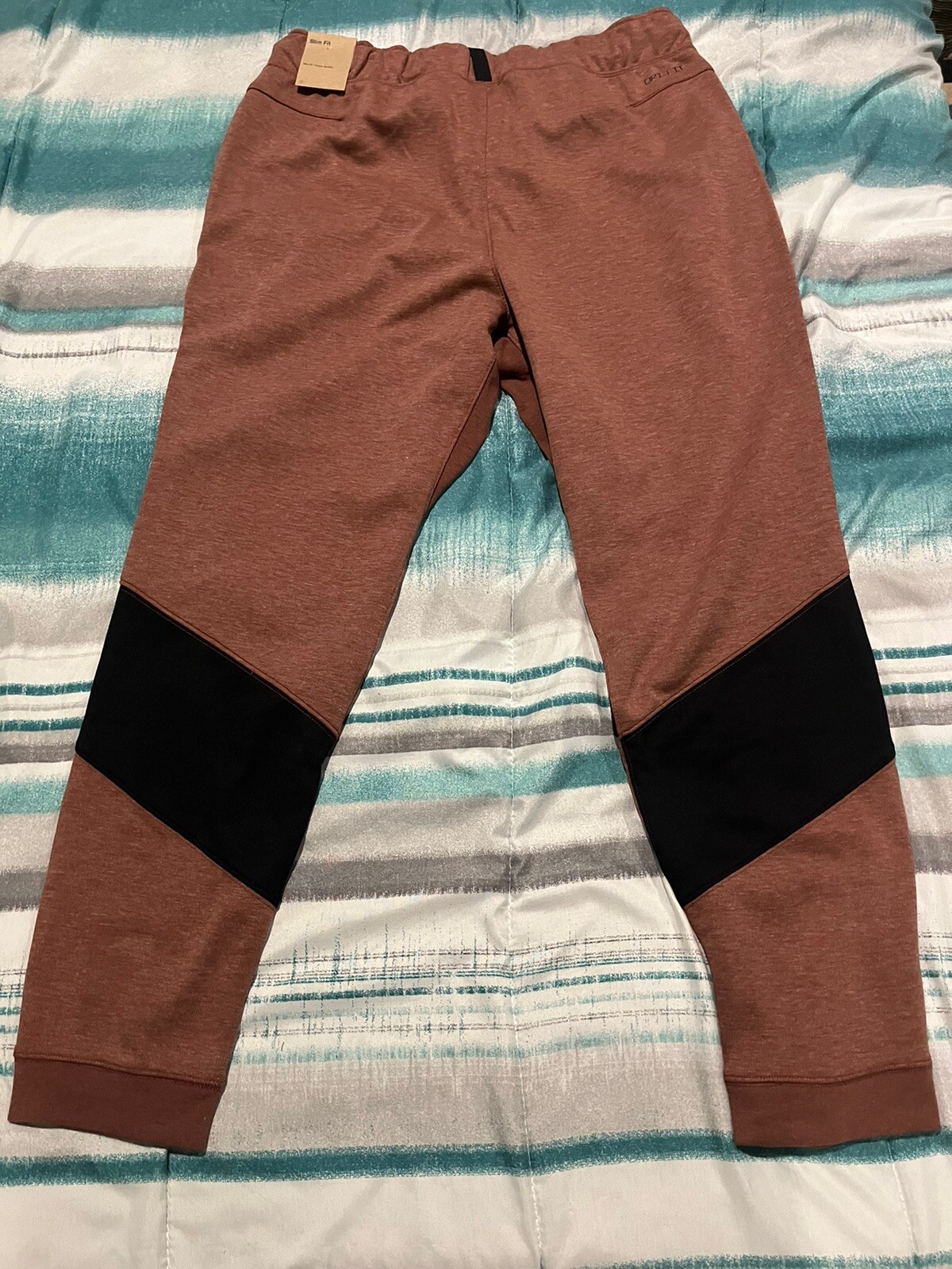 Size L Nike Air Jordan Jumpman Brown / Black Joggers Pants New With ...