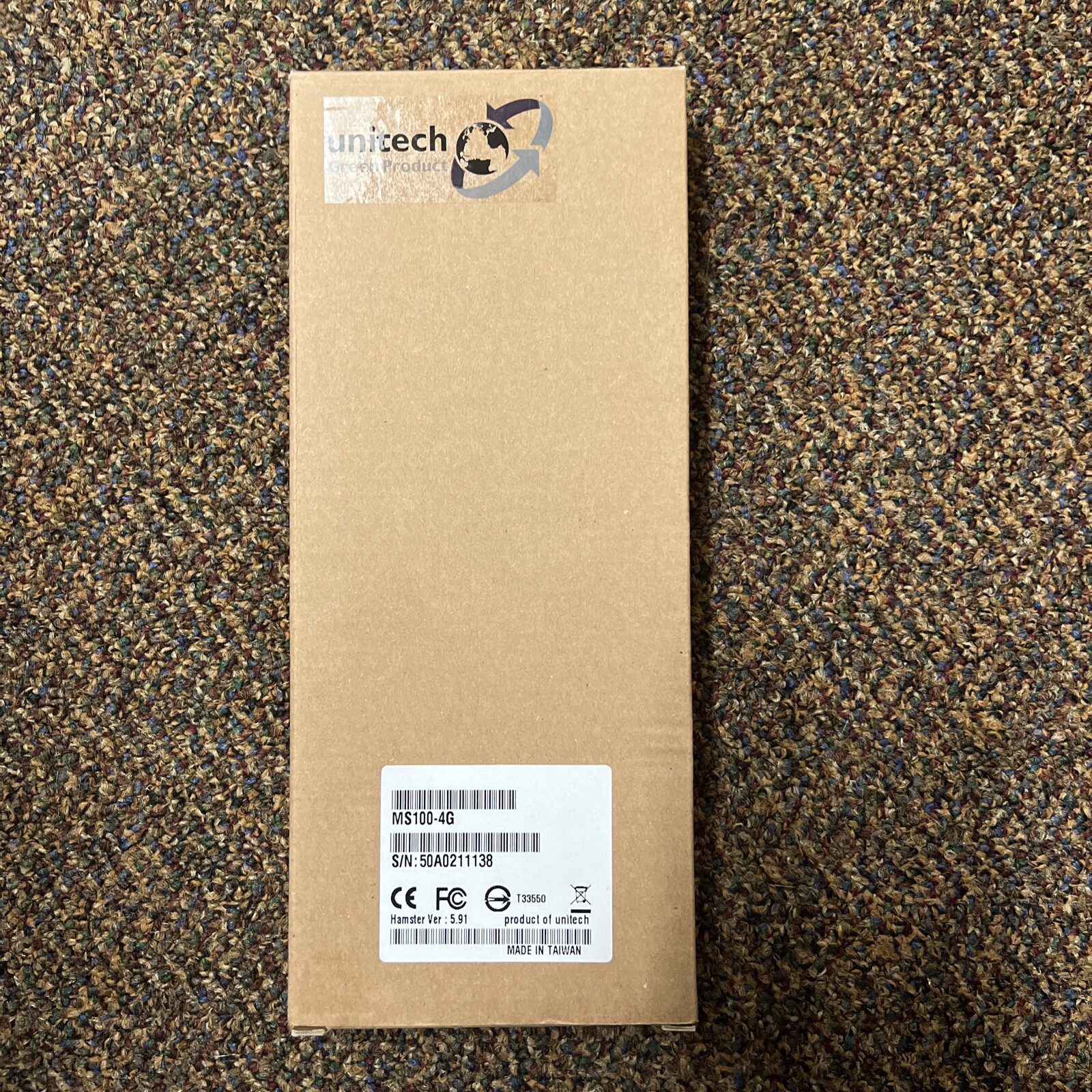 Unitech MS100-4G USB Handheld Pen / Wand Barcode Scanner USB Plug ...