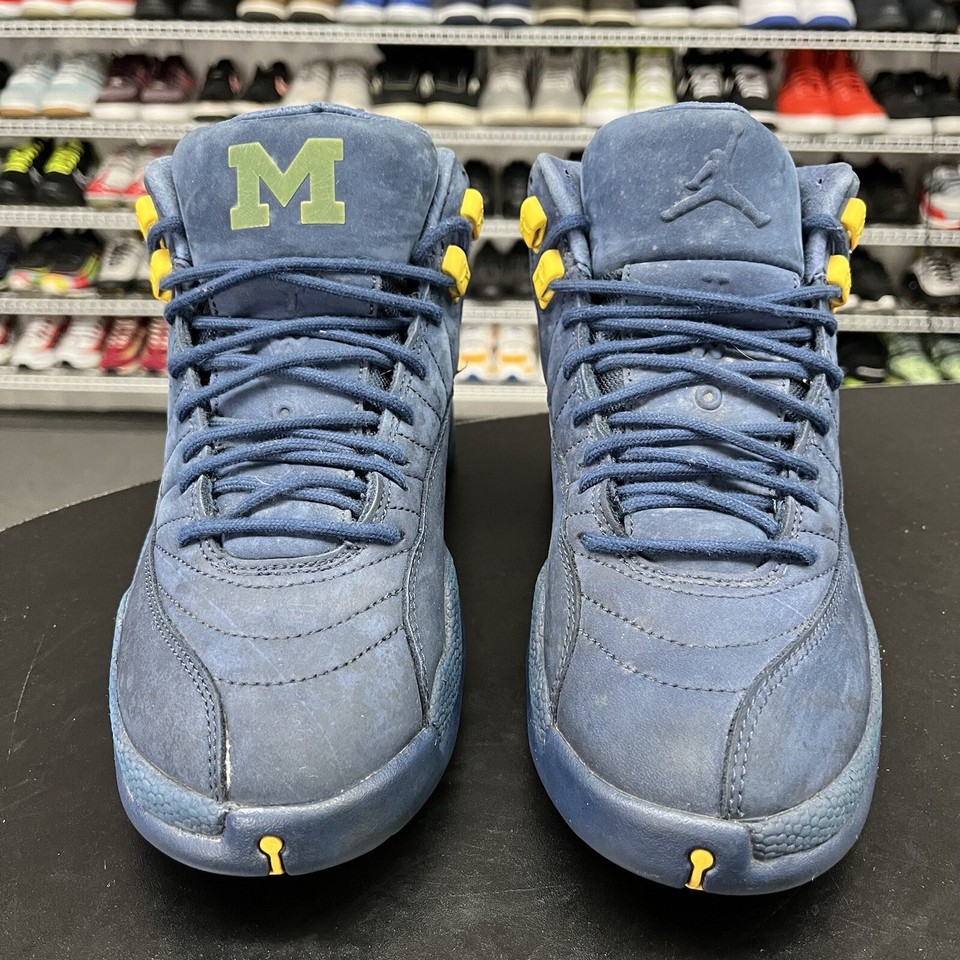 Nike Air Jordan 12 Retro Michigan BQ3180-407 Men’s Size 8 | eBay