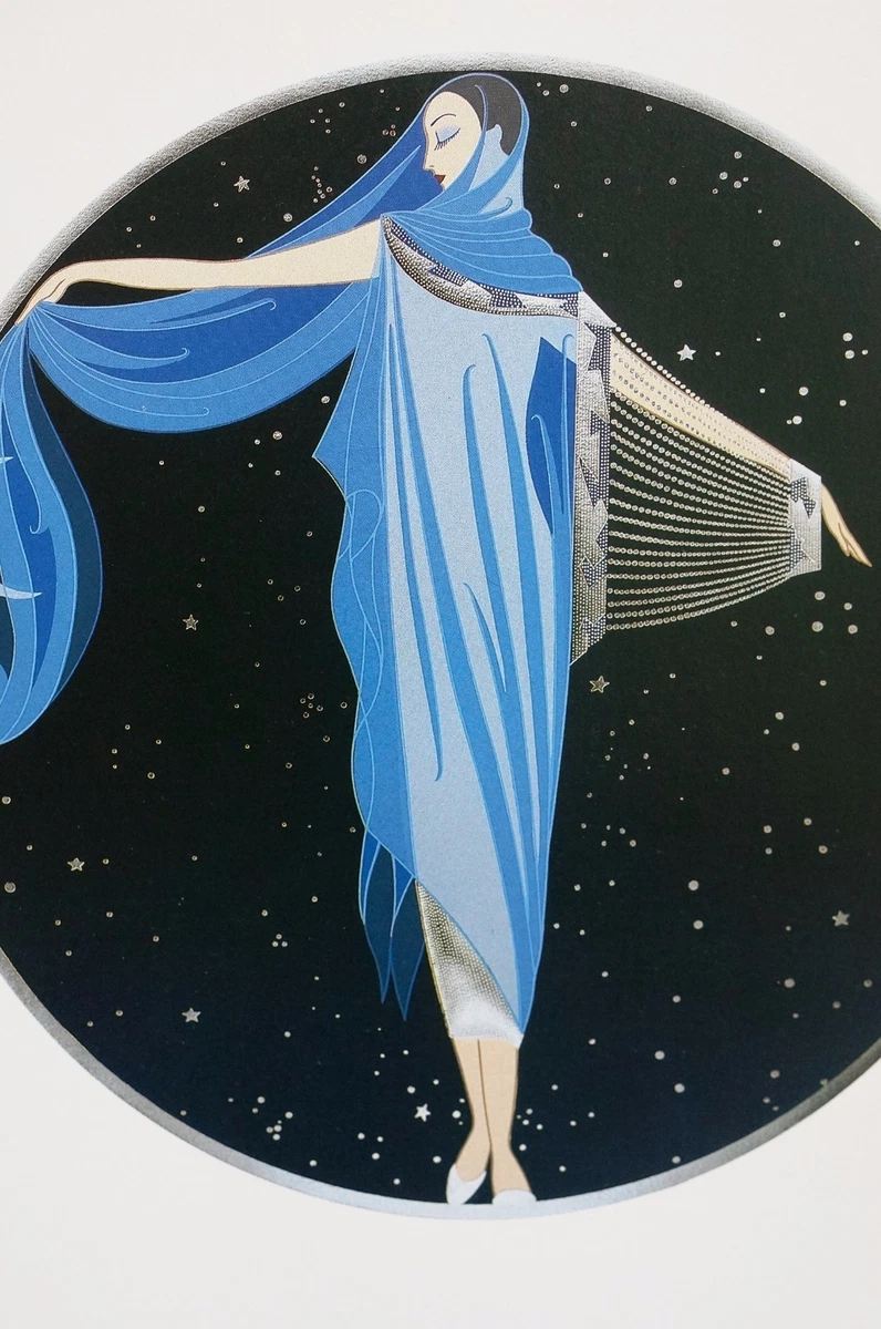 Lady In The Moon Illustrations