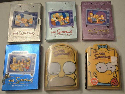 The Simpsons DVD Complete Sets Series 1-4, 6, and 8 - Lot of 6 | eBay