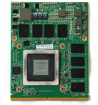Clevo D900F NEW NVIDIA Quadro FX 3800M; 1GB GDDR5; MXM 3.0b; N10E-GLM3 ...
