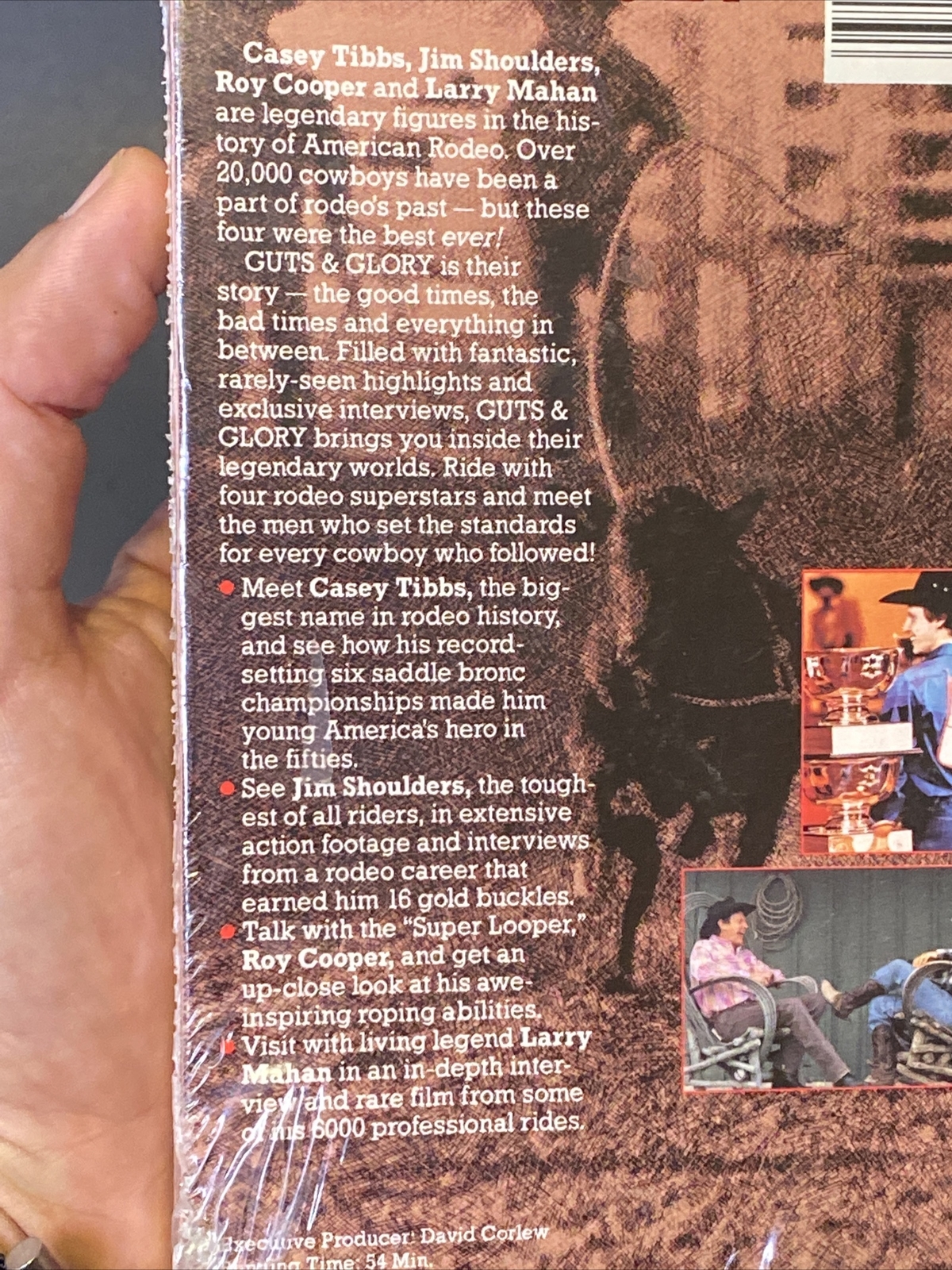 Guts & Glory Legends Of Rodeo VHS Tape Mahan Cooper Tibbs Shoulders ...