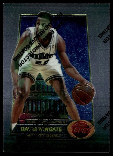 1994-95 Finest with Protector David Wingate Charlotte Hornets #53 | eBay
