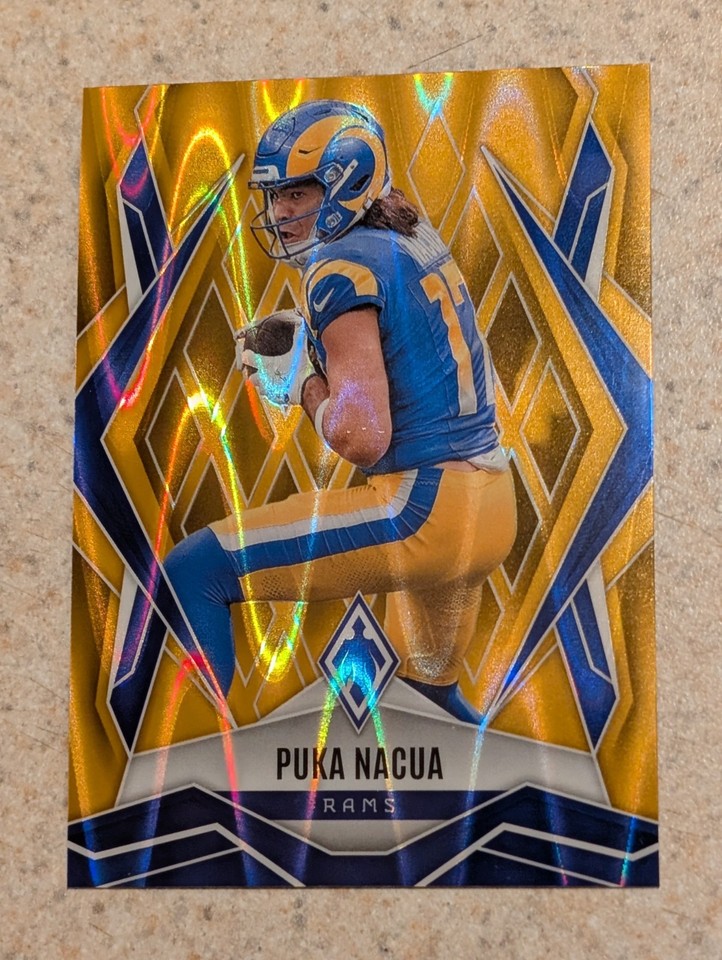 Puca nacua 2025 Phoenix Gold Seismic /10 🔥 Super Clean, Offensive ...