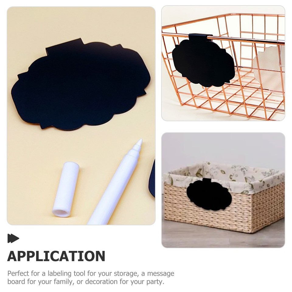 5pcs Clip On Basket Labels Plastic Bin Basket Label Holders for Kitchen ...