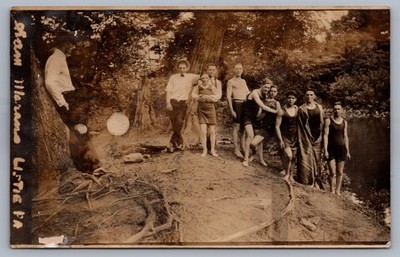 RPPC Sam Morano Swimmers Swimming Hole Listie PA Pennsylvania Bathing ...