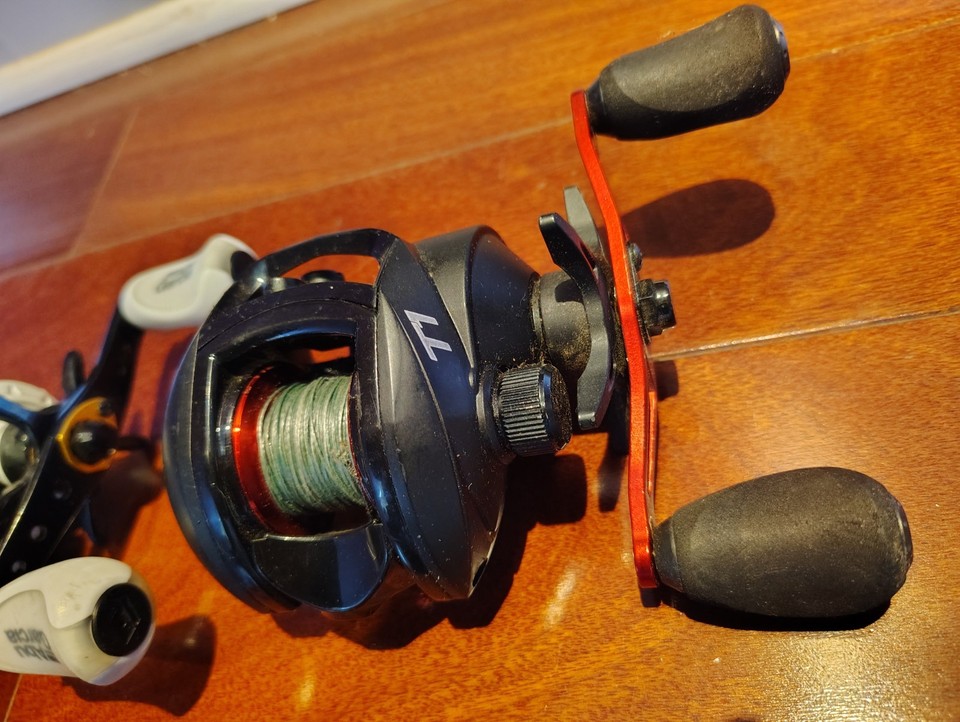 Two Reels One Abu Garcia Max Pro Bait Casting Fishing Reel & One ...