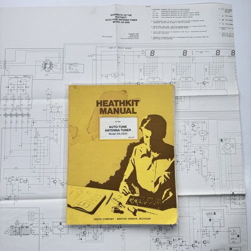 Heathkit SA-2500 Manual Auto Tune Antenna Tuner W/ Schematic ...