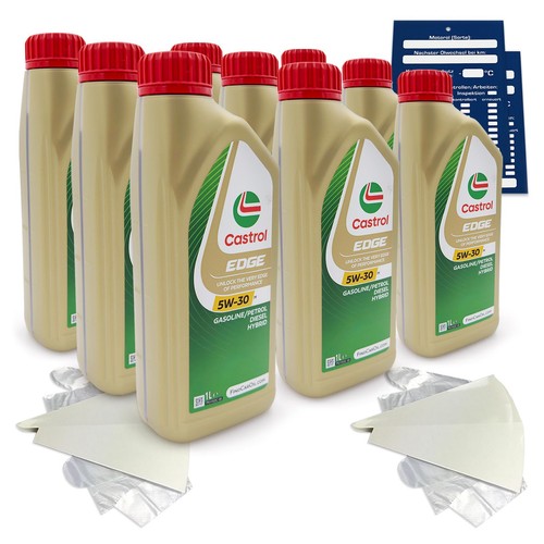 9 Litri Originale Castrol EDGE M BMW LL04 5W-30 P01FEDC-00 ...