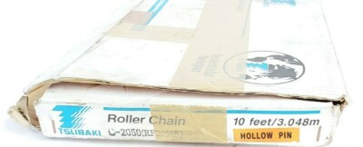 NEW TSUBAKI C-2050 (RF2050S) ROLLER CHAIN, 10FT | eBay