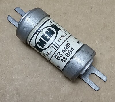 63 Amp HRC Fuse MEM 63SB4 | eBay
