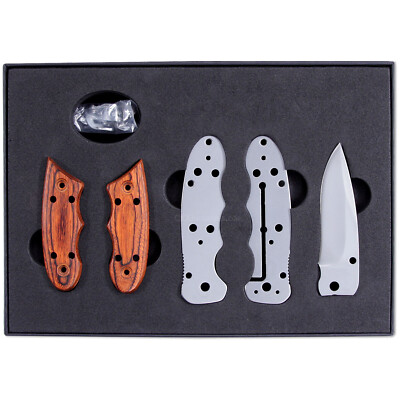 Framelock Knife Kit - Model FLX25 - DIY Folding Knife Parts Kit - (Gift ...