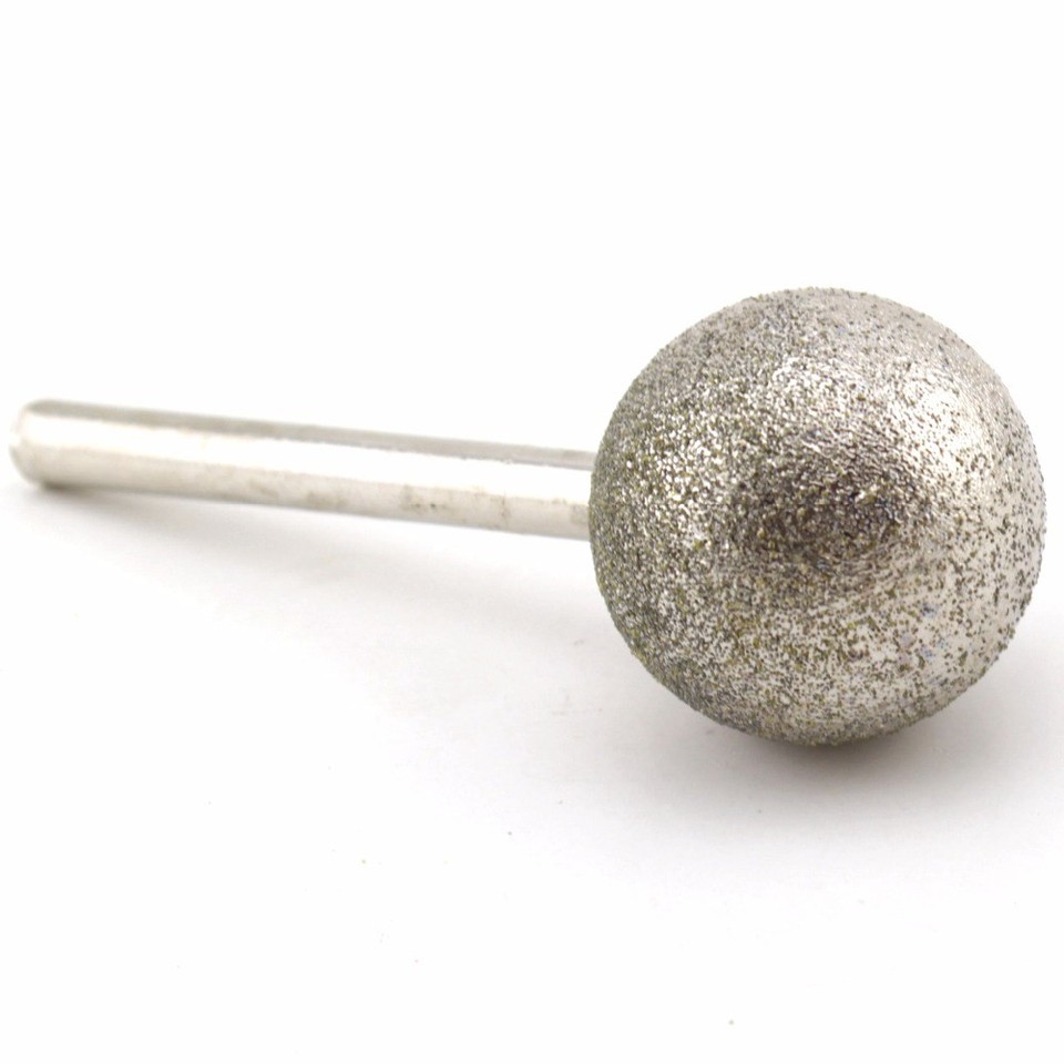 15-50 mm Dia Spherical Head Diamond Grinding Bit Coated Mounted Points ...