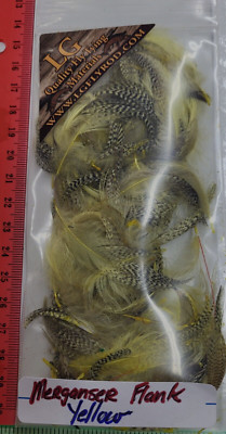 LG Duck Flank " Merganser " Yellow Fly Tying Streamers ,Dry Wings ...