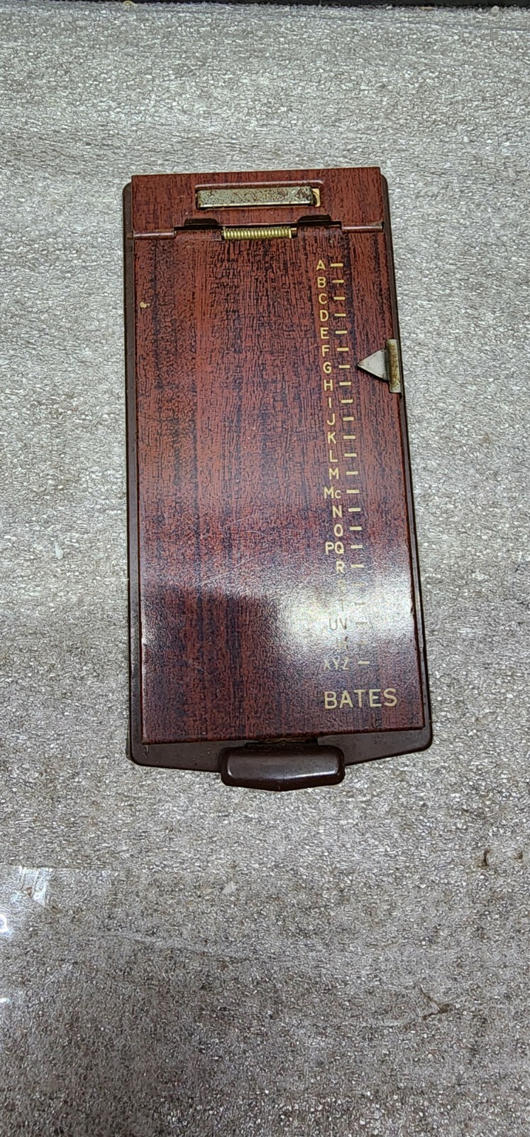 Vintage Bates List Finder Model A Flip-Up Address/Phone *NEVER USED ...