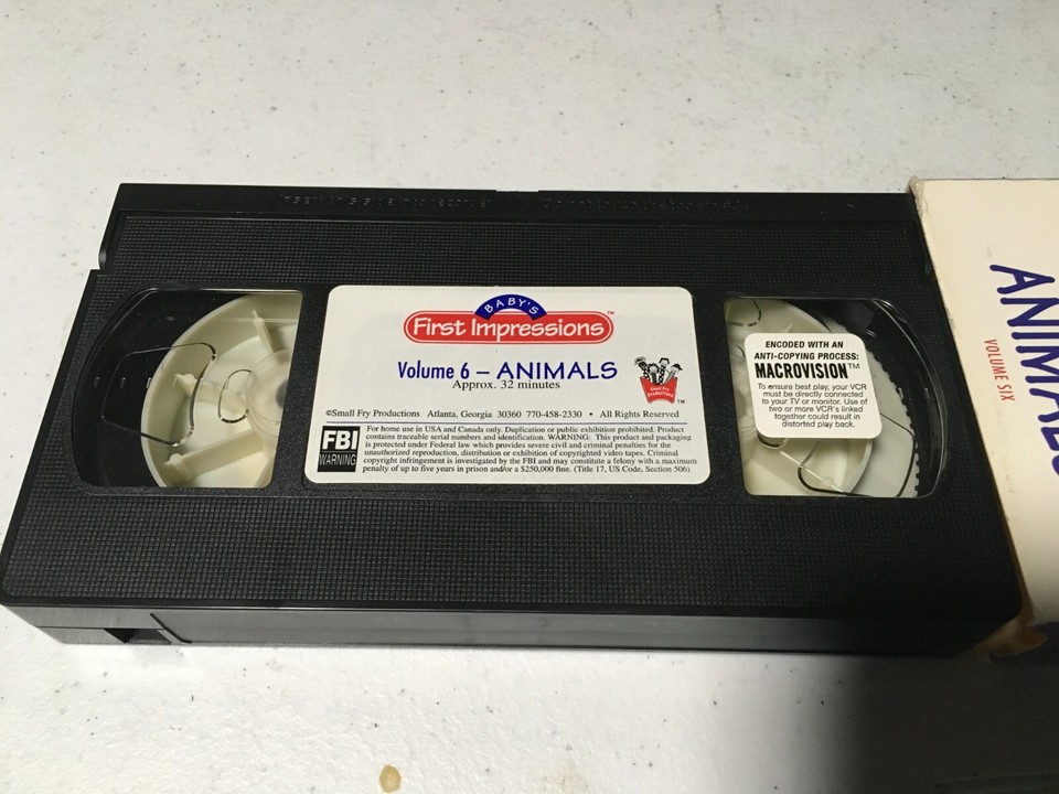 Baby's First Impressions Animals Vol. 6 VHS | eBay