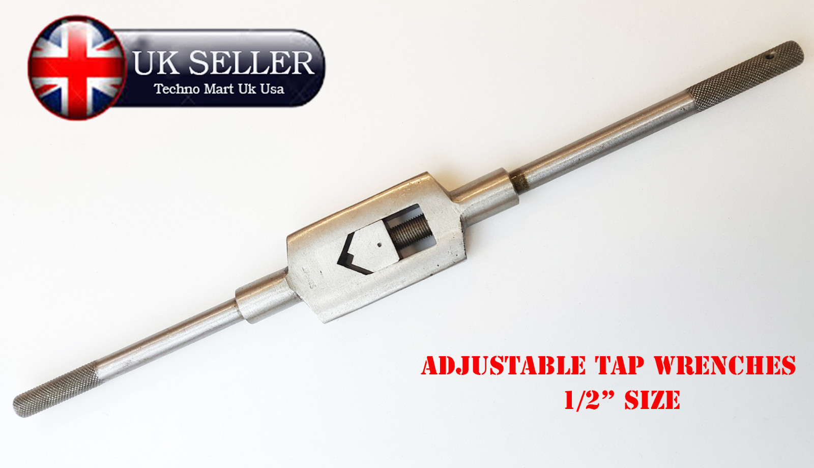 BAR TYPE TAP WRENCH Small-Large ADJUSTABLE Vehicle Threading Tool ...