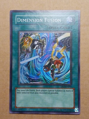 Dimension Fusion DR2-EN095 unl Super Rare Yugioh Near Mint | eBay