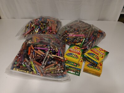 Bulk Lot 13+lbs of Mixed Crayons for Melting Art and Crafts or Candle ...