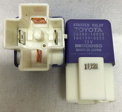 Toyota Denso 12v Purple Starter Relay 28300-10020 156700-0503 4-Prong ...