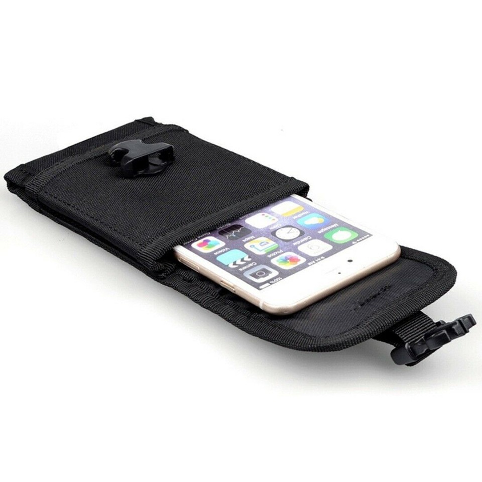 Tactical Cell Phone Pouch Clip Holster Holder w/Belt Loop Nylon ...