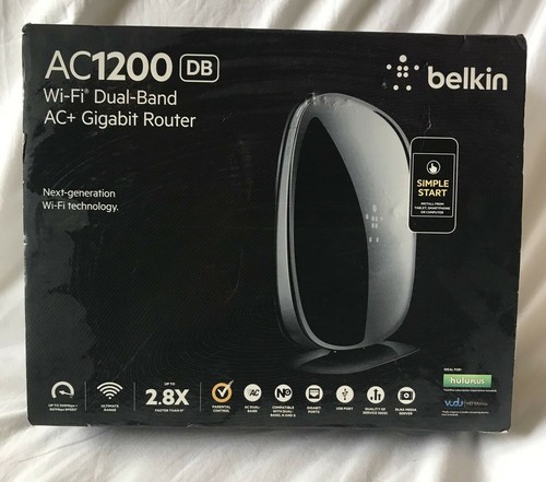 Belkin AC1200 DB Wi-Fi Dual-Band AC+ Gigabit Router F9K1113v4 | eBay