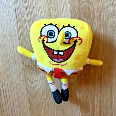 Nanco Viacom SpongeBob SquarePants Plush Stuffed Toy Yellow 2002 ...